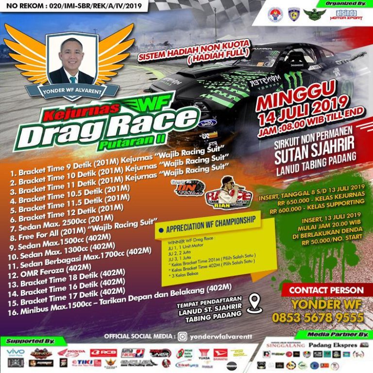 Winner WF Drag Race Juaranya 1 Unit Motor - INDOREKOR