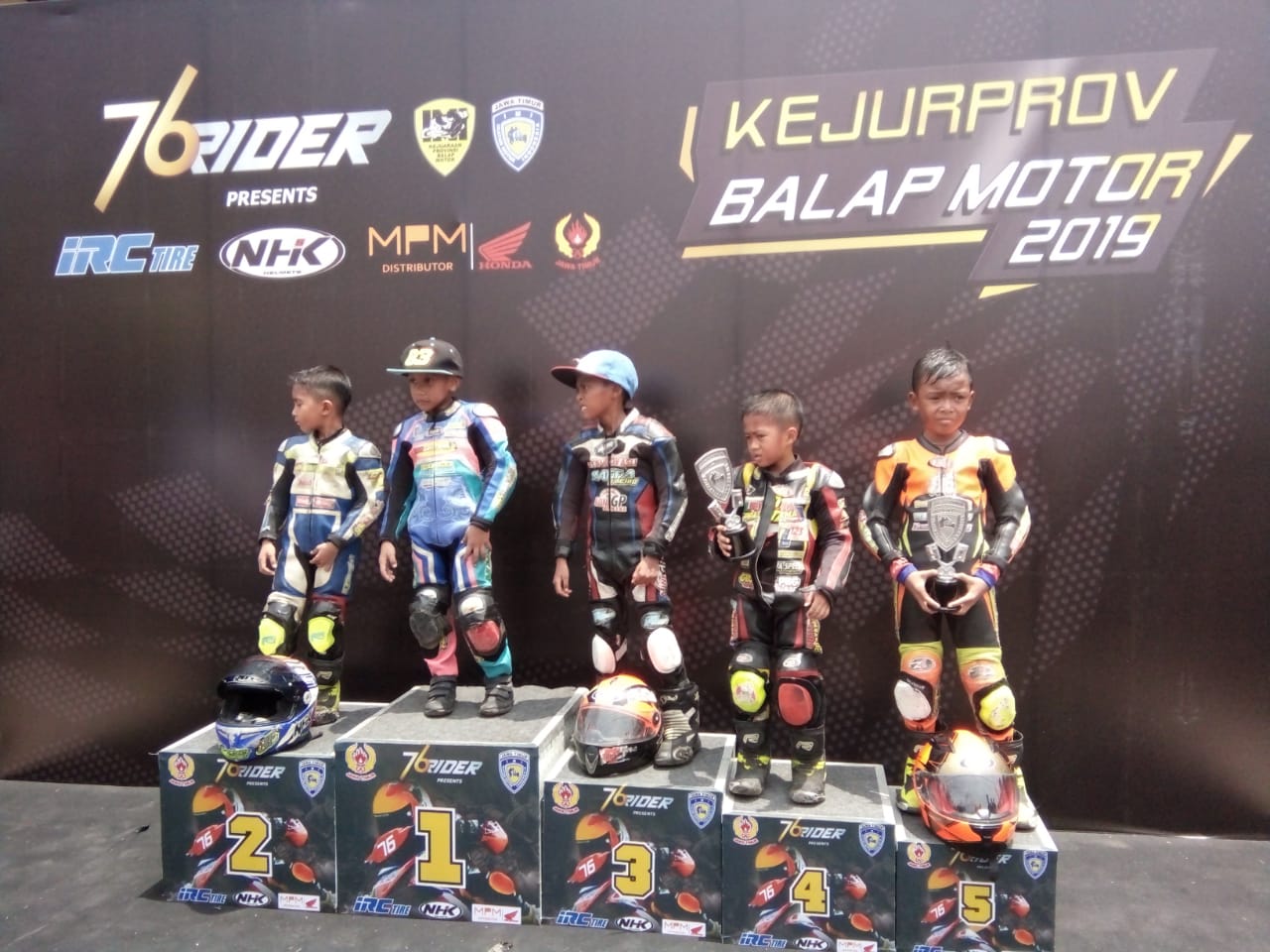 Rafif Sadya Dari Tulungagung Ikut LENKA MiniGP Cup Prix 2019 Seri 2 - INDOREKOR