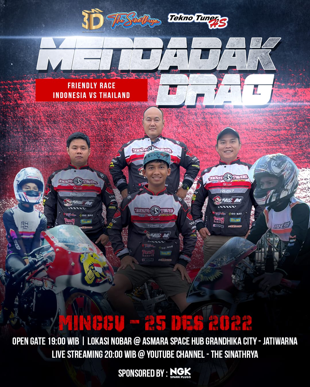 Nih Nobar & Live Streaming Friendly Match Tekno Tuner Dengan AirNon ...
