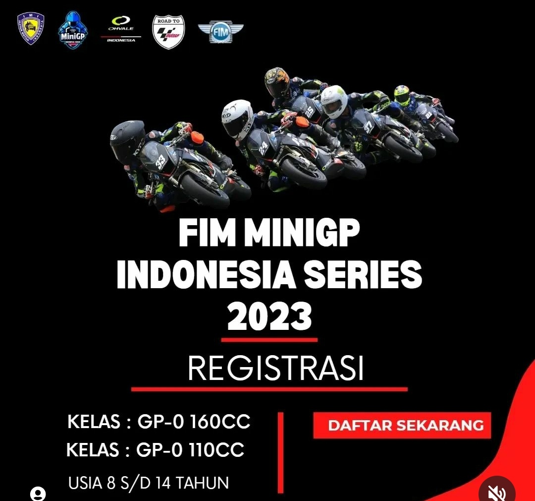 FIM MiniGP Indonesia Series 2023 Buka Pendaftaran - INDOREKOR