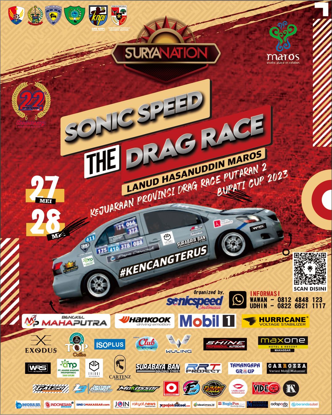 Press Conference Suryanation Sonic Speed The Drag Race Bupati Cup 2023 ...